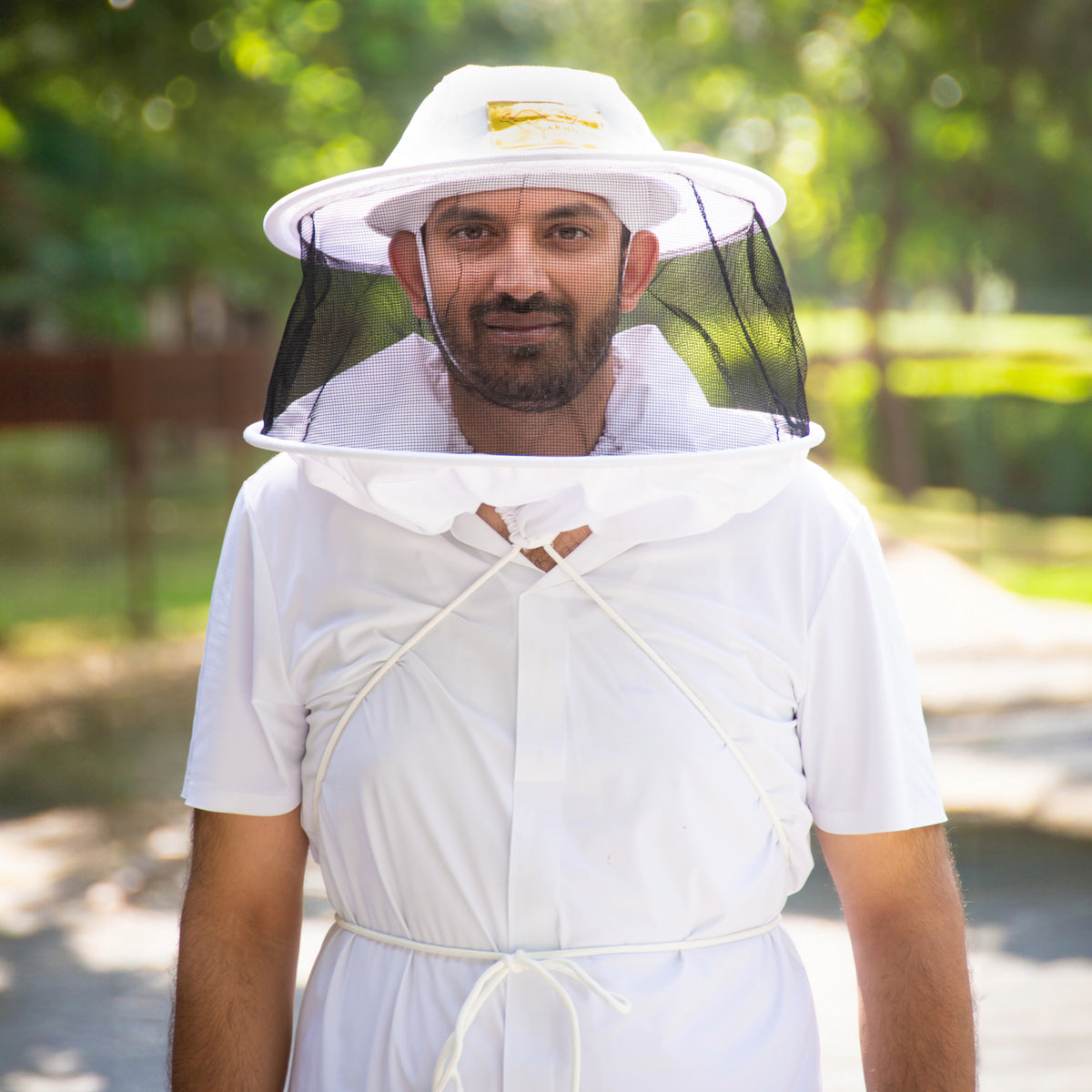 Buy Round Hat Beekeeping Veil With Strings | OZ ARMOUR USA