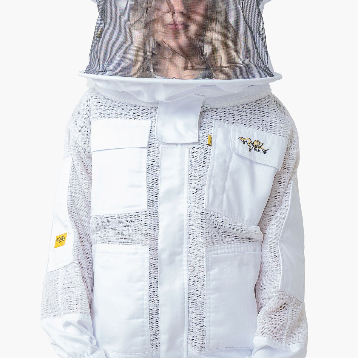 OZ ARMOUR 3 Layer Super Cool Mesh Ventilated Beekeeping Jacket With Ro